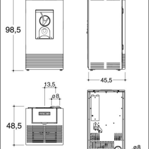 INVICTA Philia 9 E Pellet Soba - Şömine Aksesuarcısı